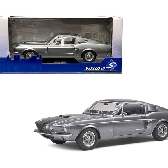 Solido | Toys | Solido 18 1967 Shelby Gt50 Grey With Black Stripes ...